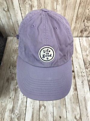 Life is Good Adult Purple Dad Hat Strapback One Size Fits Adjustable | eBay