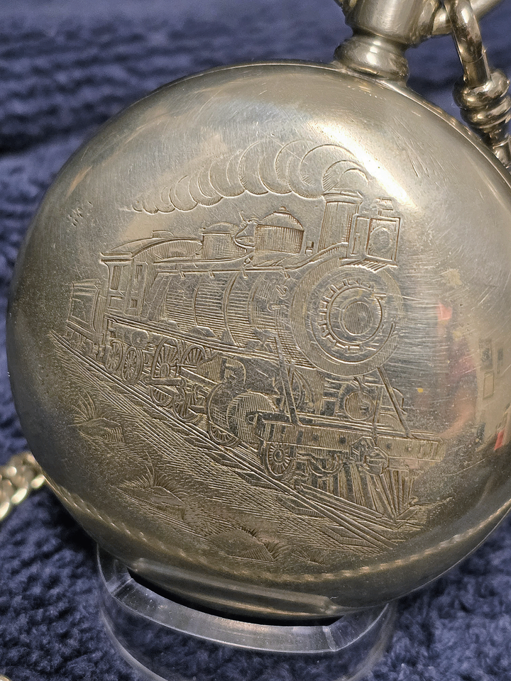 Vintage Hampden 18/s M3 Special Railway Grade 21 Jewel 2-Tone movement ...