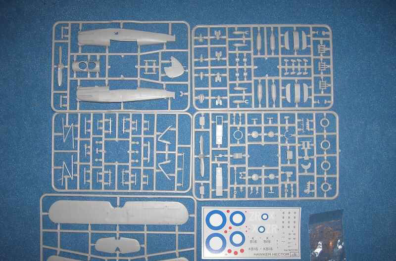 Hawker Hector Scale Aircraft Biplane 1/72 - Plastic model kit AMODEL ...