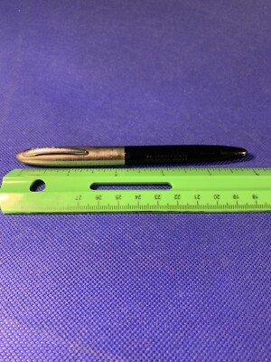 Sheaffer TD Fountain Pen - SS Cap - Black - SS M Nib - G | eBay