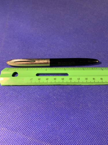 Sheaffer TD Fountain Pen - SS Cap - Black - SS M Nib - G | eBay