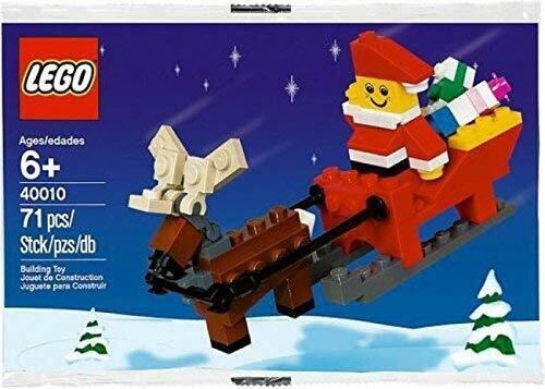 NEW LEGO Polybag Santa with Sleigh Set 40010 | eBay