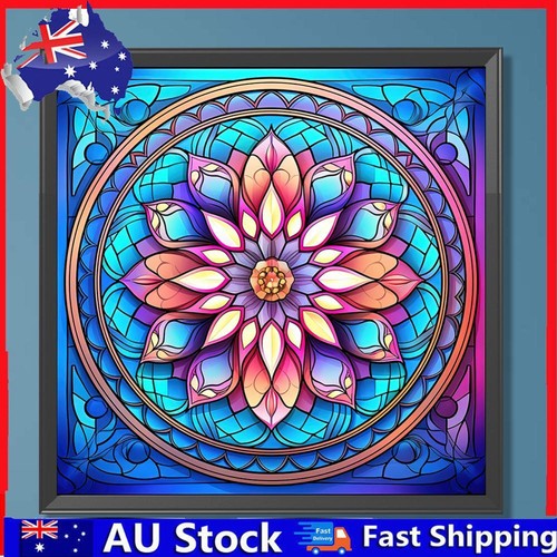 5D DIY Full Round Drill Diamond Painting Mandala Kit Home Decoration ...