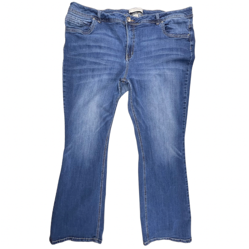Cato Jeans 26W Blue Medium Wash Denim Classic Fit Bootcut Subtle Flare ...