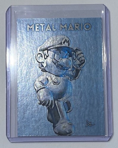 Metal Mario Platinum Plated Artist Signed “Super Mario Bros.” Trading ...