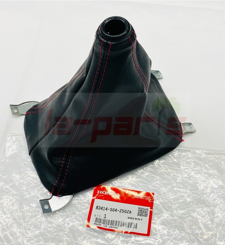 GENUINE HONDA 96-00 CIVIC TYPE R EK SHIFT BOOT RED STITCH MANUAL ...