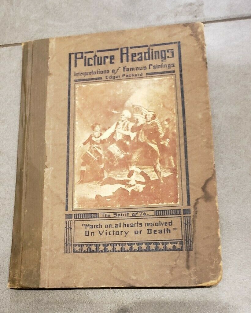 OLD 1918 Book PICTURE READINGS INTERPRETATIONS OF FAMOUS PAINTINGS by E ...
