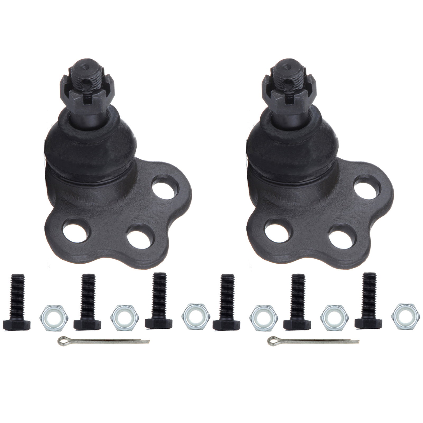 2x Black Front Upper Ball Joint Set For 2000-2004 DODGE DAKOTA DURANGO ...