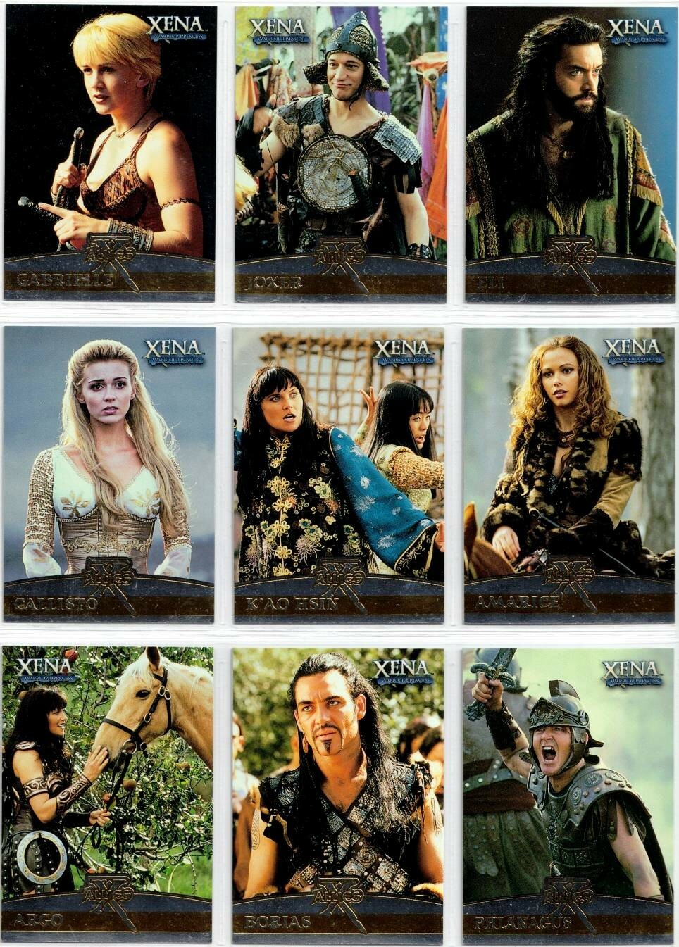 Xena Seasons 4/5: Complete Allies Set (9) 2001 Rittenhouse | eBay