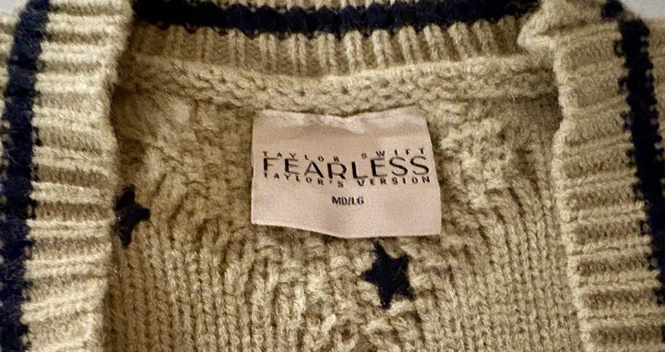 Taylor Swift Cardigan for FEARLESS (TAYLOR'S VERSION) SIZE M/L - NEW | eBay