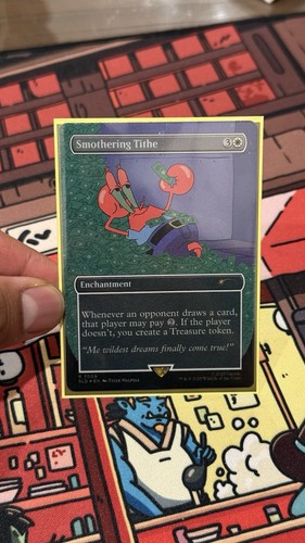 Magic: The Gathering Smothering Tithe SpongeBob Secret Lair | eBay