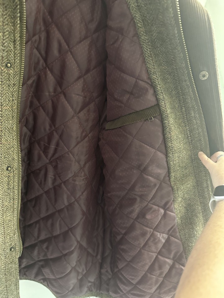 ⭐️ PG Field Heritage Mens Wool Country Shooting Jacket Size Large Good ...