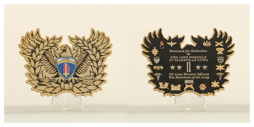 US Army Warrant Officer Challenge Coin - Distinction Award by CWO Andy ...