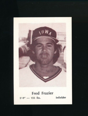 1980 Iowa Oaks team issue Fred Frazier xrc rookie very rare | eBay