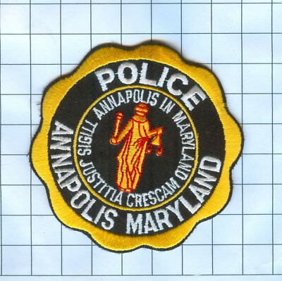 Police Patch - Maryland - Annapolis | eBay