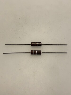 2 Allen-Bradley 1W 10% Carbon Composition Resistor 180 ohm, Measured ...