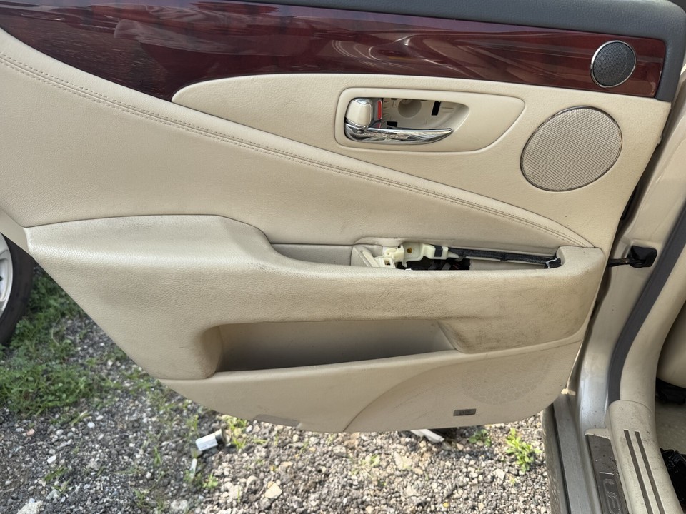 07-12 LEXUS LS460 REAR DRIVER LEFT SIDE DOOR PANEL CARD TRIM TAN OEM | eBay
