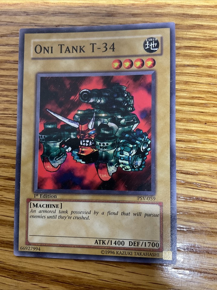 Oni Tank T-34 - PSV-059 - Common - 1st Edition | eBay