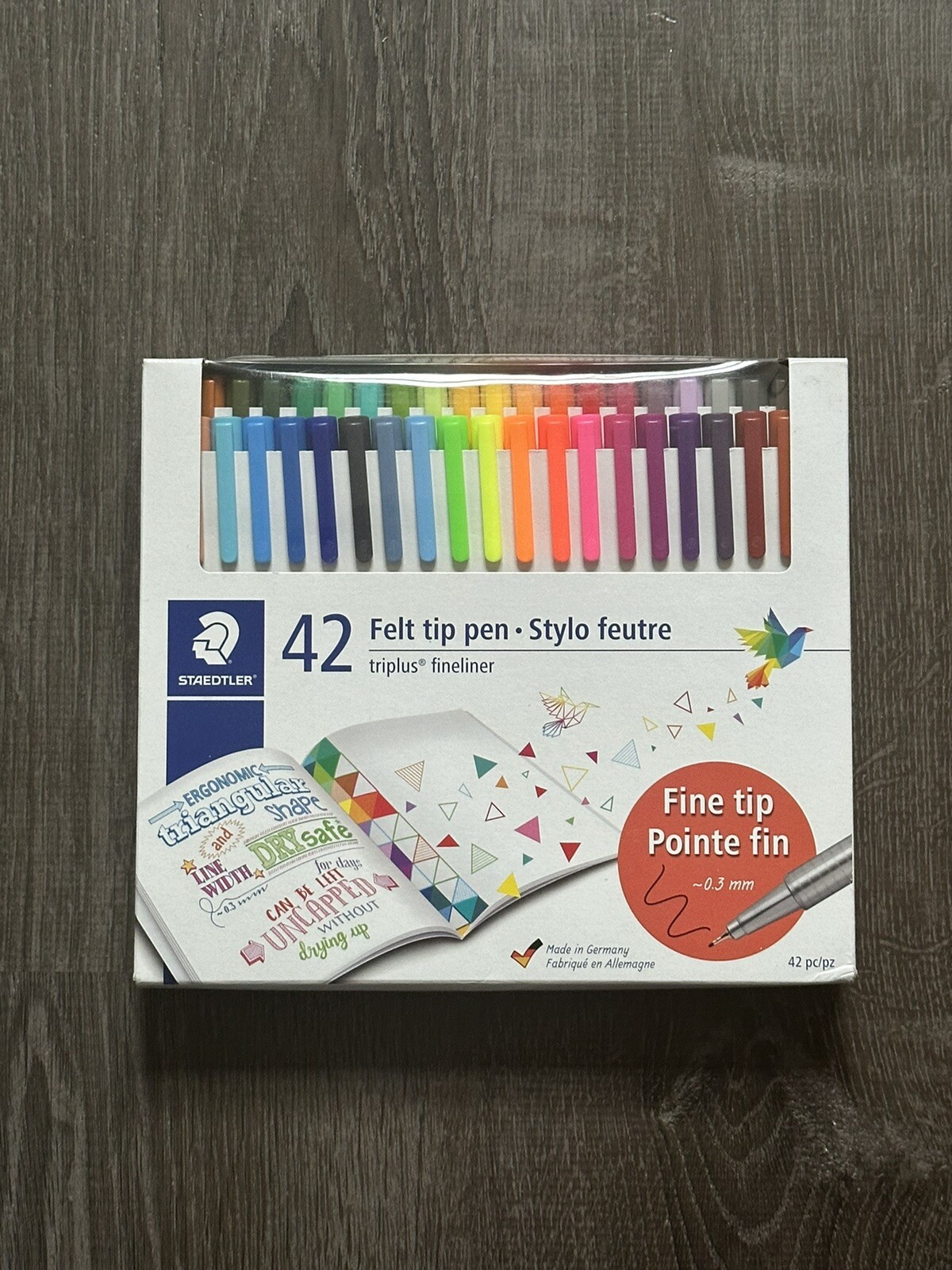 Staedtler Felt Tip Pen Set, Fine Tip 42 ct | eBay