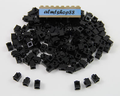 LEGO - 1x1 Black Bricks Modifed w/ Headlight - Part #4070 Blocks Lot ...