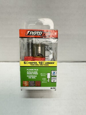RotoZip XB-FTH1 3/4" Floor Tile Hole Saw Bit, NIB, Dremel Bit, Diamond ...