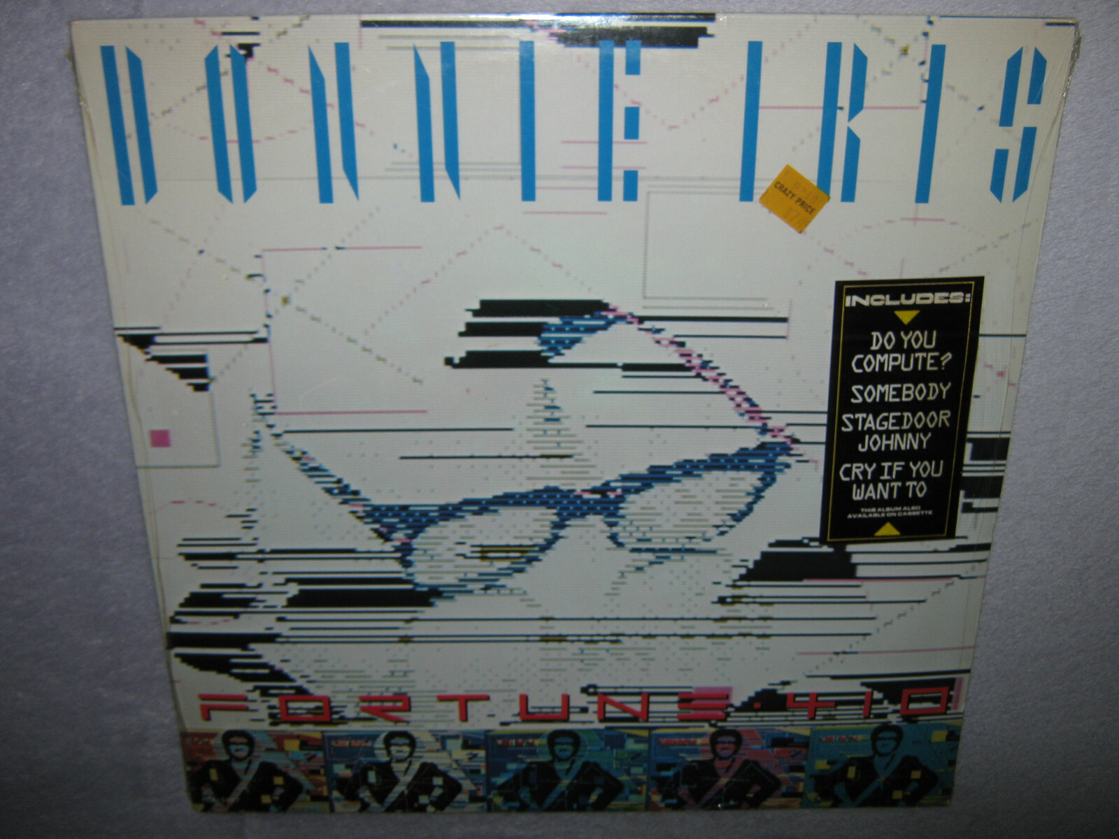 DONNIE IRIS Fortune 410 ORIGINAL SEALED New Vinyl LP Hit/Hype 1983 MCA ...