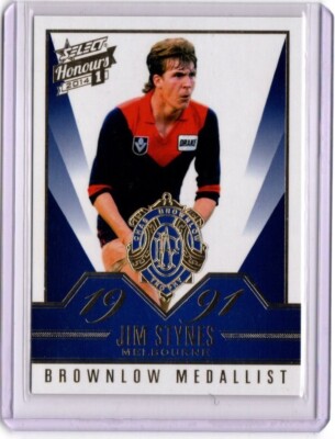 2014 Select Honours Brownlow Gallery - Jim Stynes BG38 Melbourne | eBay ...