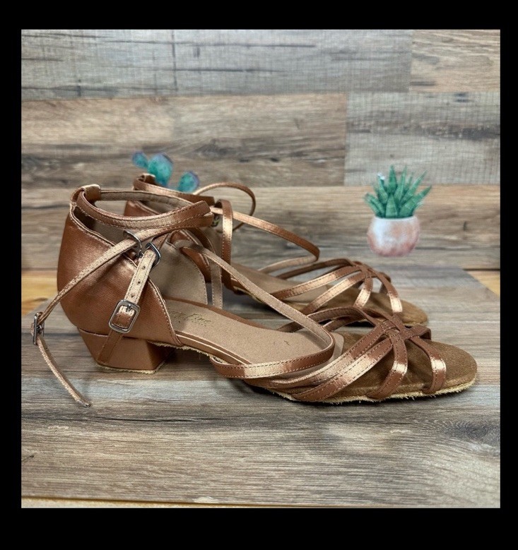 Very Fine Women's West Coast Swing Salsa Ballroom Dance Shoes 1 inch ...