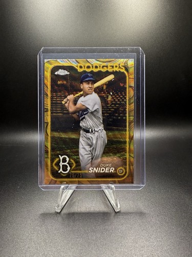 2024 Topps Gilded Collection - Gold Wave Refractor #58 Duke Snider /75 ...
