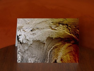 NASA's Terra Satellite Sees Shadows of Solar Eclipse by NASA - A5 Card ...