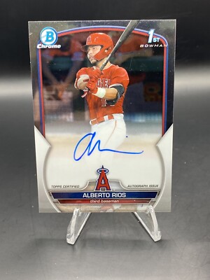 2023 Bowman Draft Chrome Prospect Auto Alberto Rios #CDA-AR | eBay