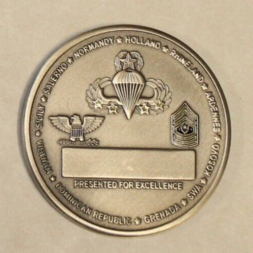 Commander 82nd Airborne 505th Parachute Infantry Rg Panthers Army ...