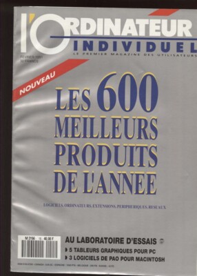 REVUE L'ORDINATEUR INDIVIDUEL N°15. 1991. | eBay