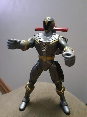 Power Rangers Lightspeed Rescue Titanium Mega Battle Ranger Figure ...