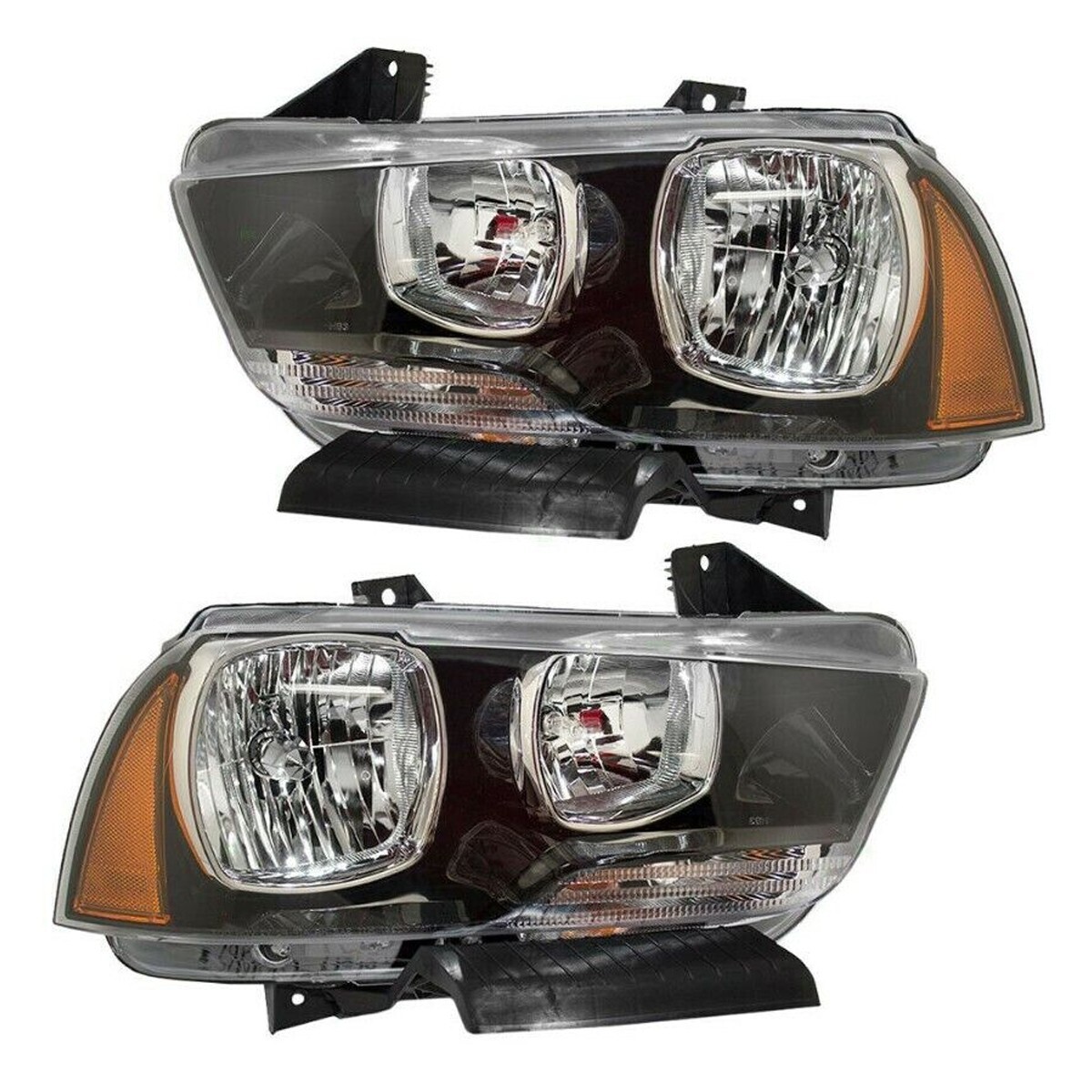 DEPO Headlight Set For 2011-2014 Dodge Charger Driver & Passenger Side ...