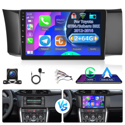 For 2012-2016 Subaru Brz Scion Frs Toyota 86 Carplay Android 13 Car ...