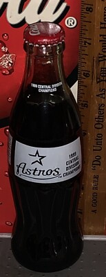 2000 HOUSTON ASTROS CENTRAL DIVISION CHAMPIONS 99 8 OZ GLASS COCA COLA ...