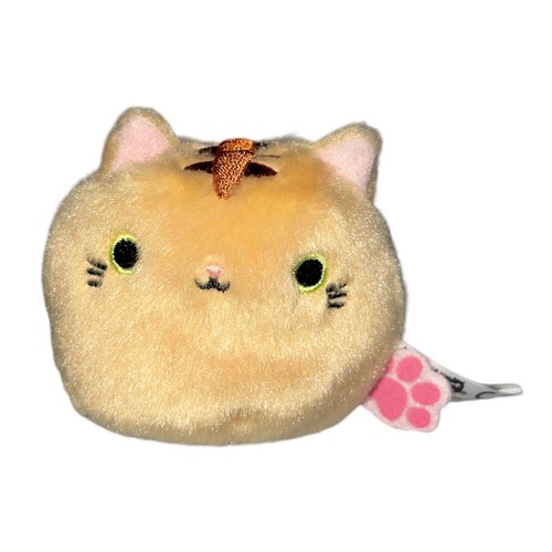 Little Buddy Plush Cat Kids Toy Beads Filled Tan Brown Striped 3 ...