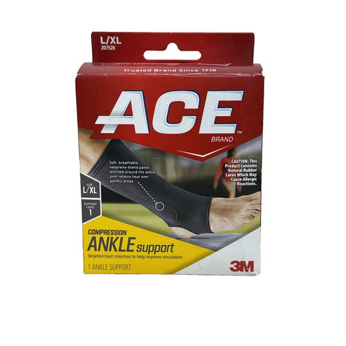 Ace Brand Ankle Compression Support - L/XL | eBay