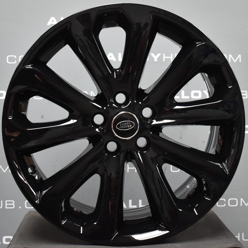GENUINE LAND ROVER DISCOVERY 5 STYLE 5002 20" INCH BLACK ALLOY WHEELS ...