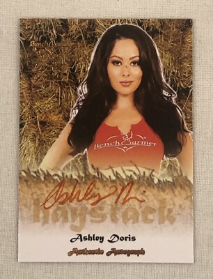 2015 Benchwarmer Daizy Dukez Ashley Doris Haystack Autograph Orange ...