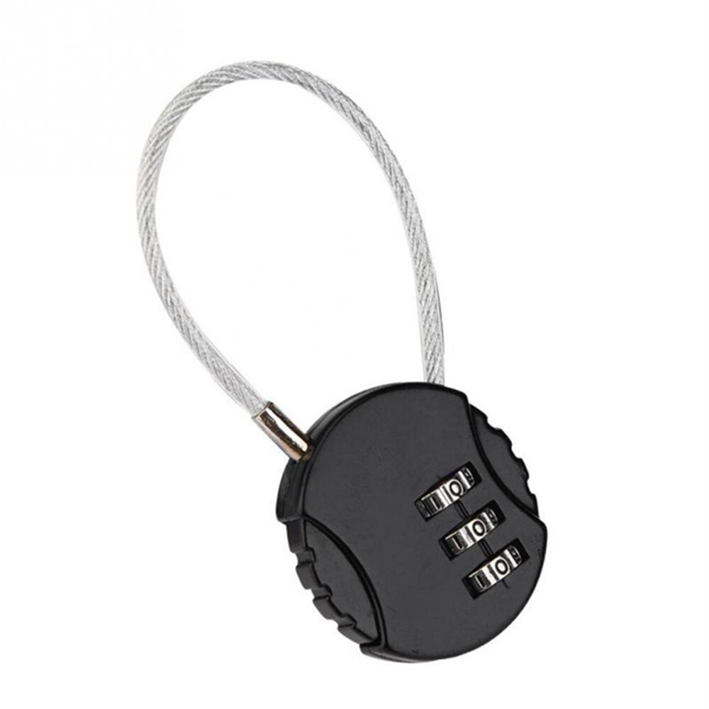 Steel Wire Ball Shaped Hiking Code Lock Trunk Locks Gym Padlock Bicycle ...