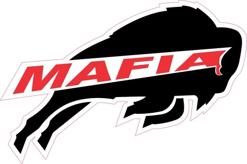 Buffalo Bills Mafia Black-Red Full Size Football Helmet Decals | eBay