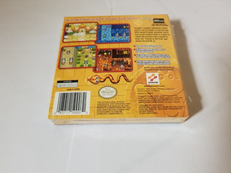 Frogger's Adventures: Temple of the Frog- Nintendo Game Boy Advance ...