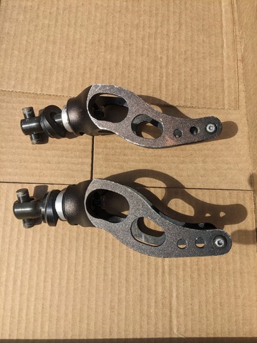 Quickie Wheelchair Caster Tall Wide Fork Stem Barrel Pair for Quickie ...