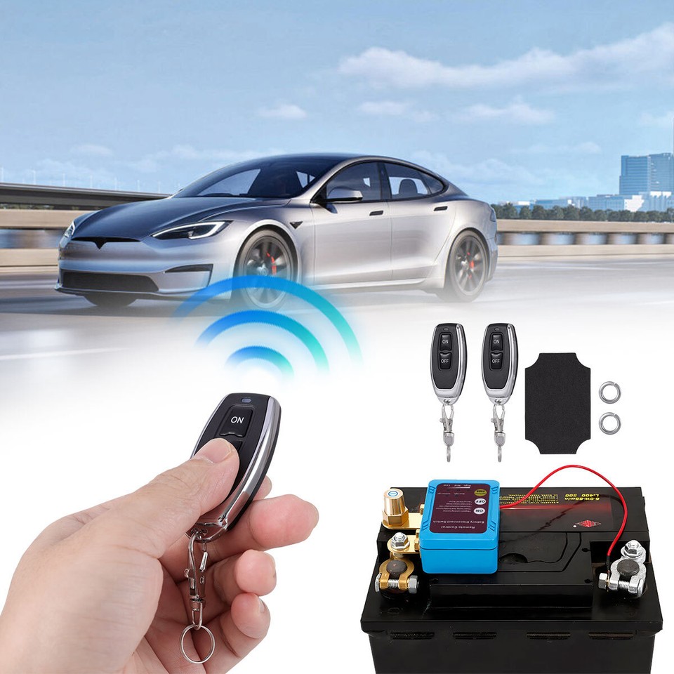 12V 240A Car Remote Battery Disconnect Switch Automatic Power Shut Off ...
