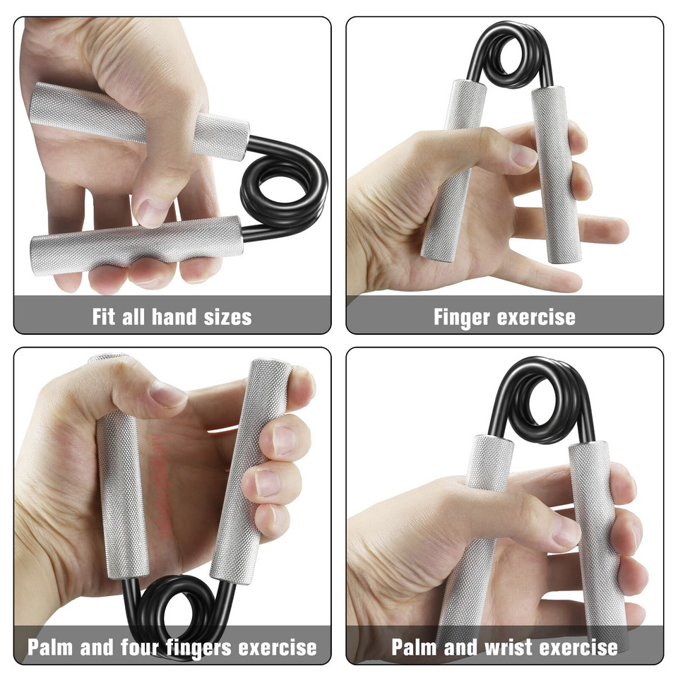 Metal Heavy Strength Exercise Gripper Hand Grippers Grip Forearm Wrist ...