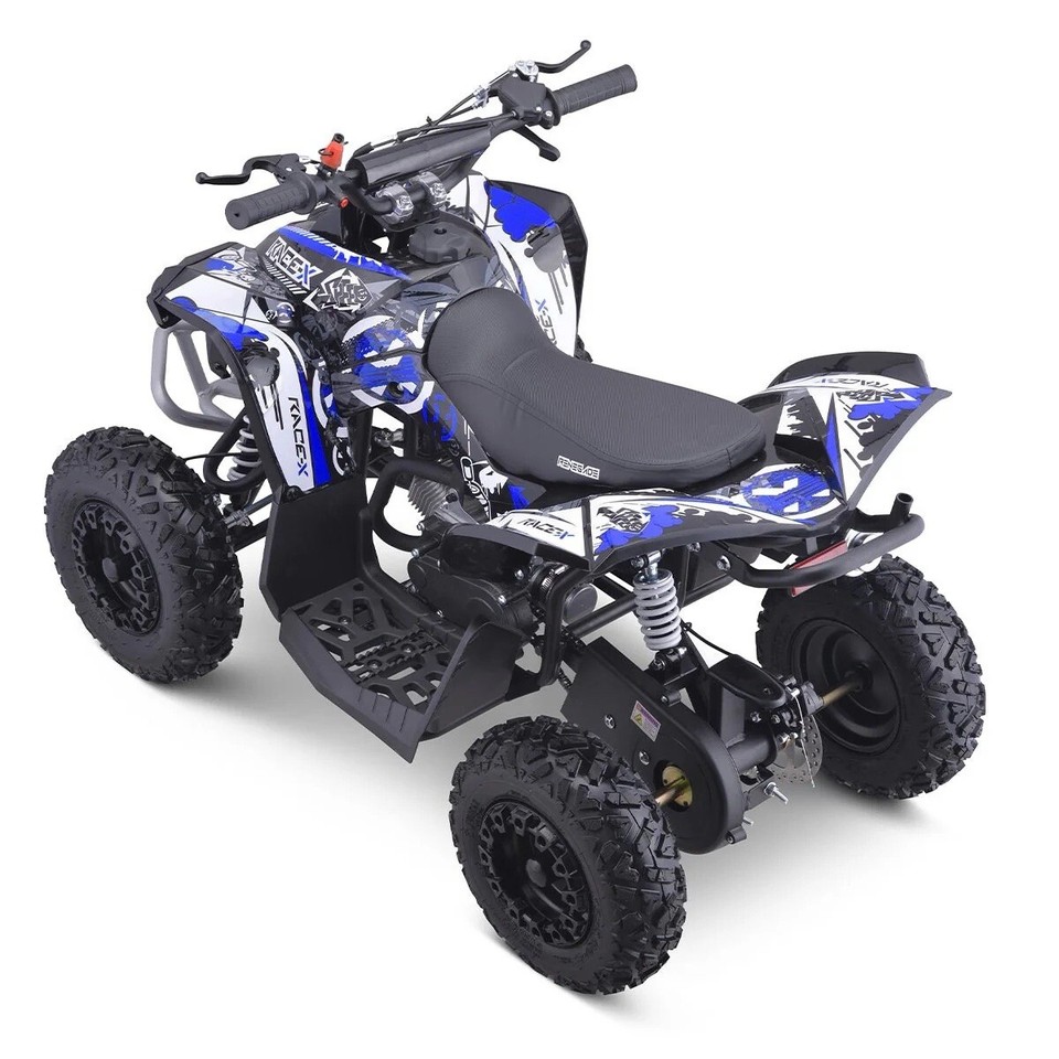 FunBikes Ranger 50cc Blue Kids Petrol Mini Quad Bike | eBay