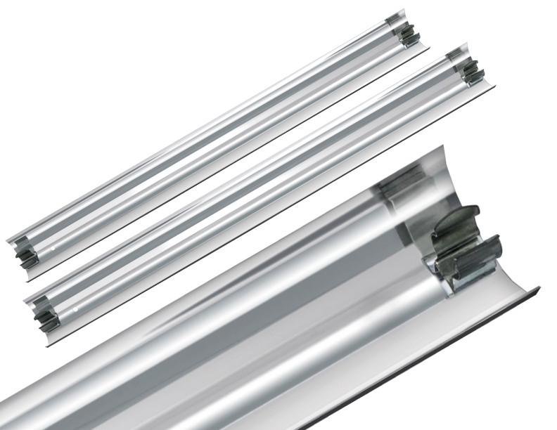 Diy Reflector For Fluorescent Light LED Ready T8 Tube Light Fixture