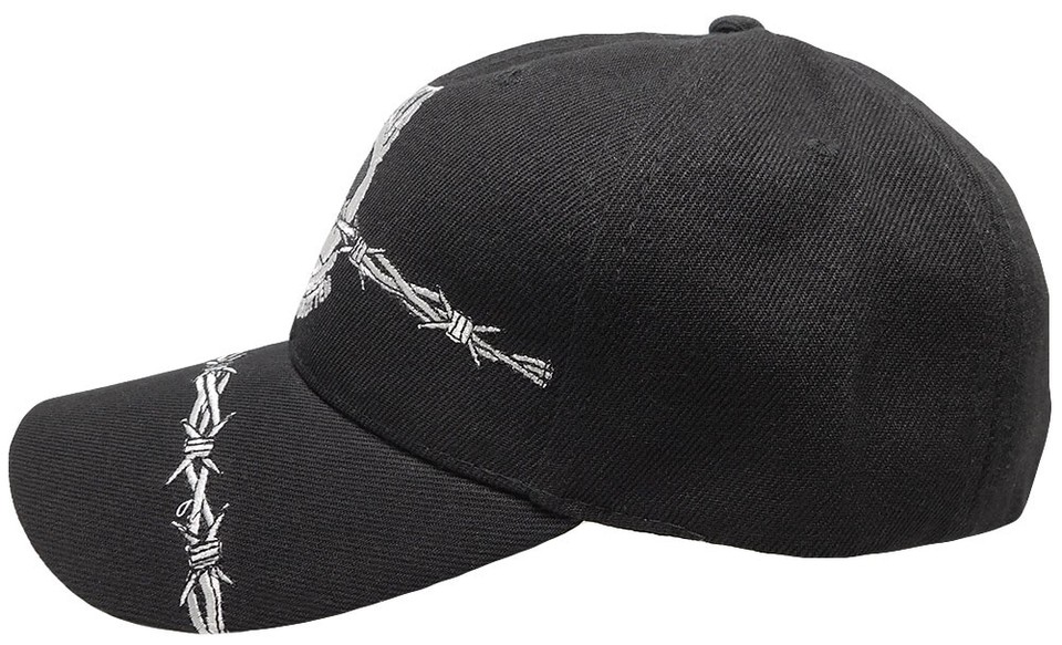 Embroidered USA Pow Mia POWMIA Barb Barbed Wire Shadow Baseball Cap Hat ...